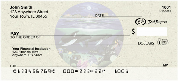 Ocean Personal Checks by David Dunleavy